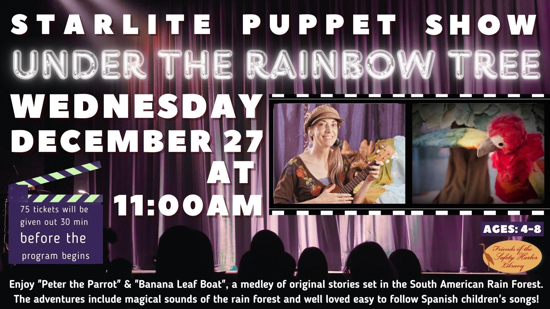 Starlite Puppet Show: Under the Rainbow Tree | Safety Harbor Public Library